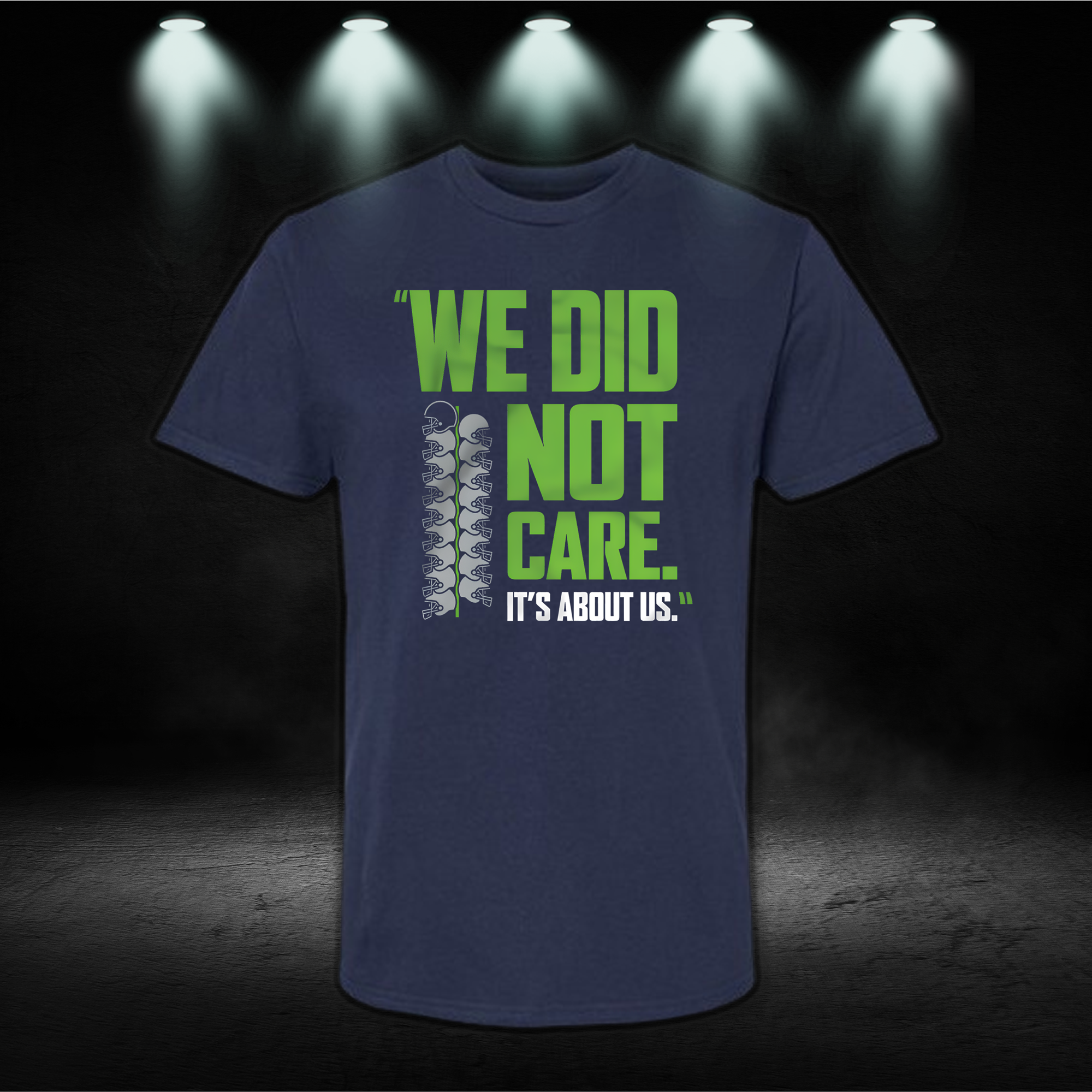 We Did Not Care Shirt - Seattle Football Game Day Tee - Funny Mike Mac ...
