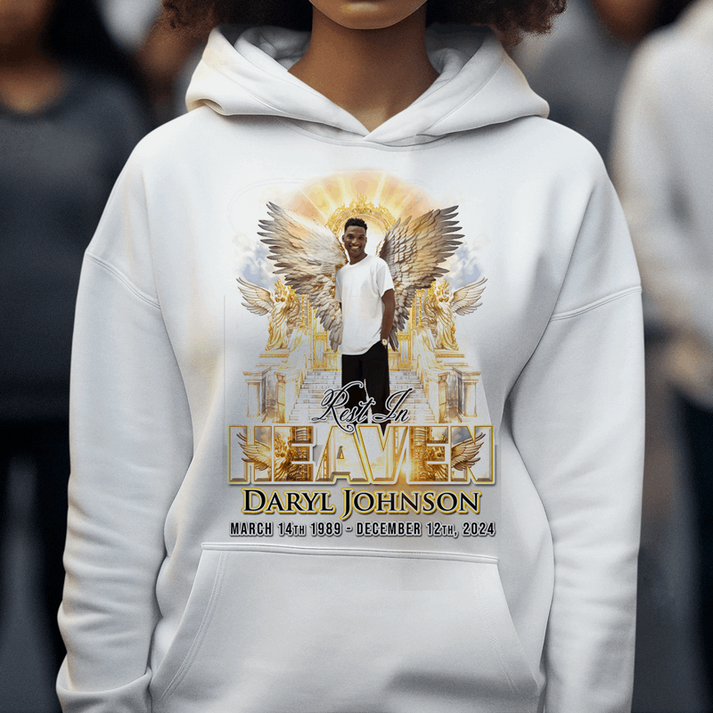 Custom Rest in heaven Angel Memorial T-Shirts and hoodies, funeral t s ...