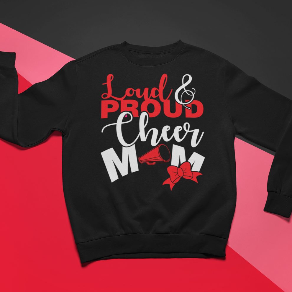 Proud Cheer Mom Sweatshirt – Wilson Design Group